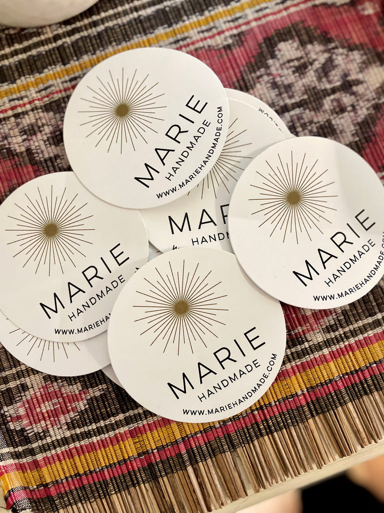 Marie Signature Bumper Sticker – Marie Handmade