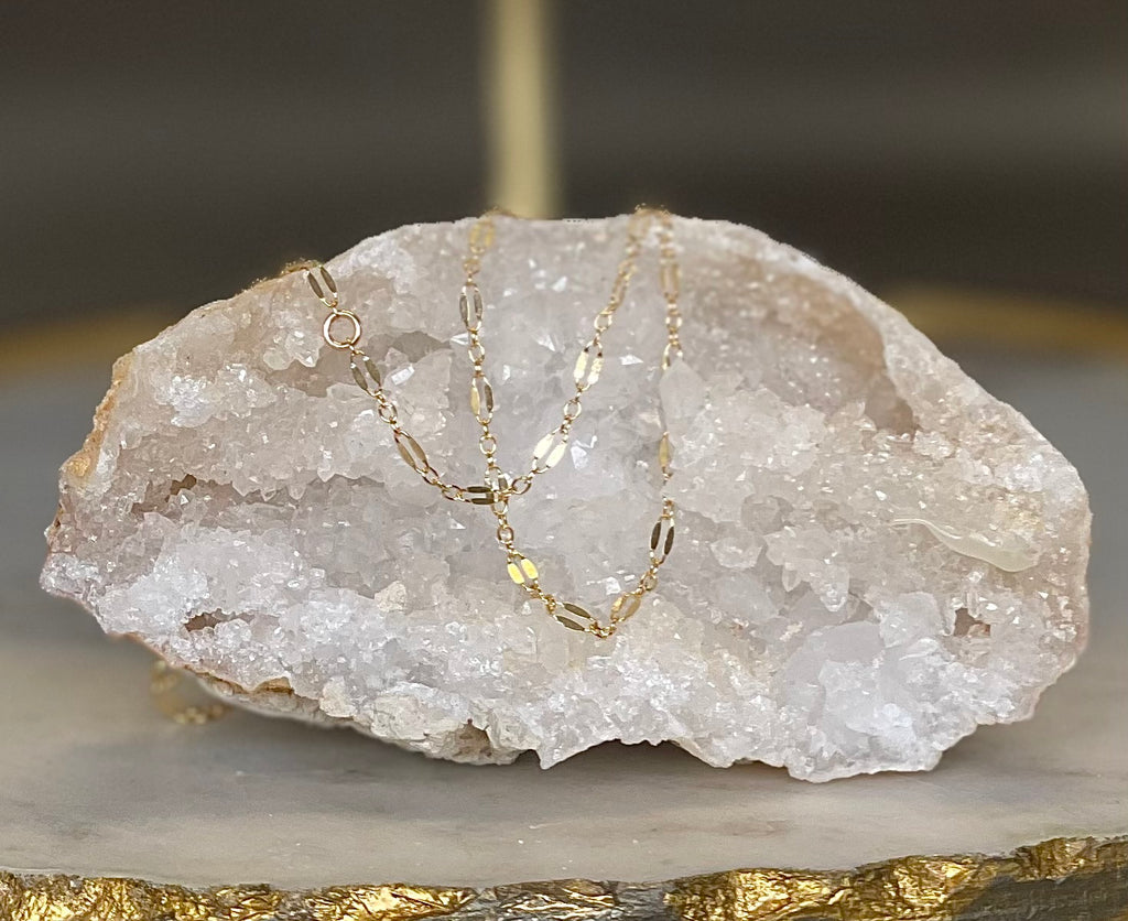 Sparkle Chain Necklace – Marie Handmade