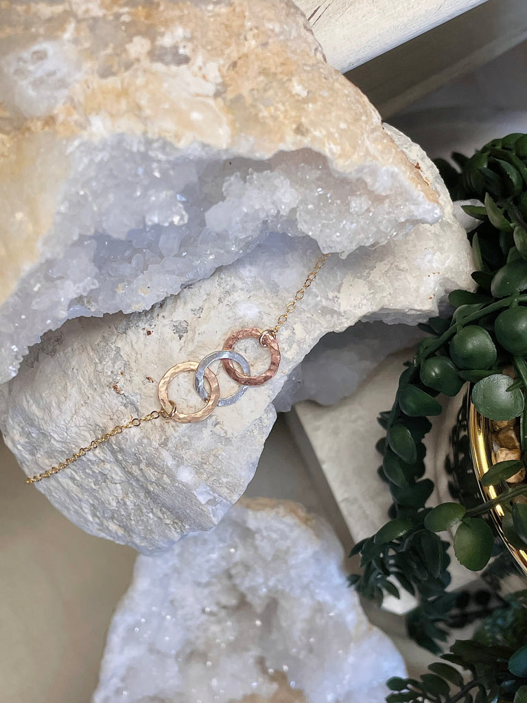 Triple Infinity Circle Necklace – Marie Handmade