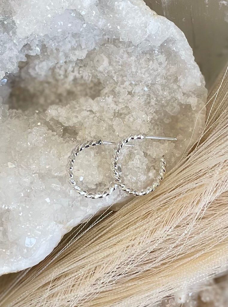 Twisted Hoops – Marie Handmade